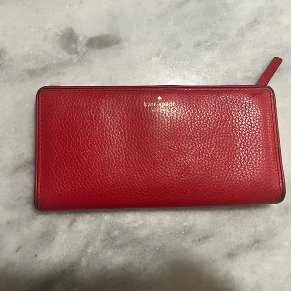 kate spade | Bags | Red Kate Spade Cherry Wallet | Poshmark